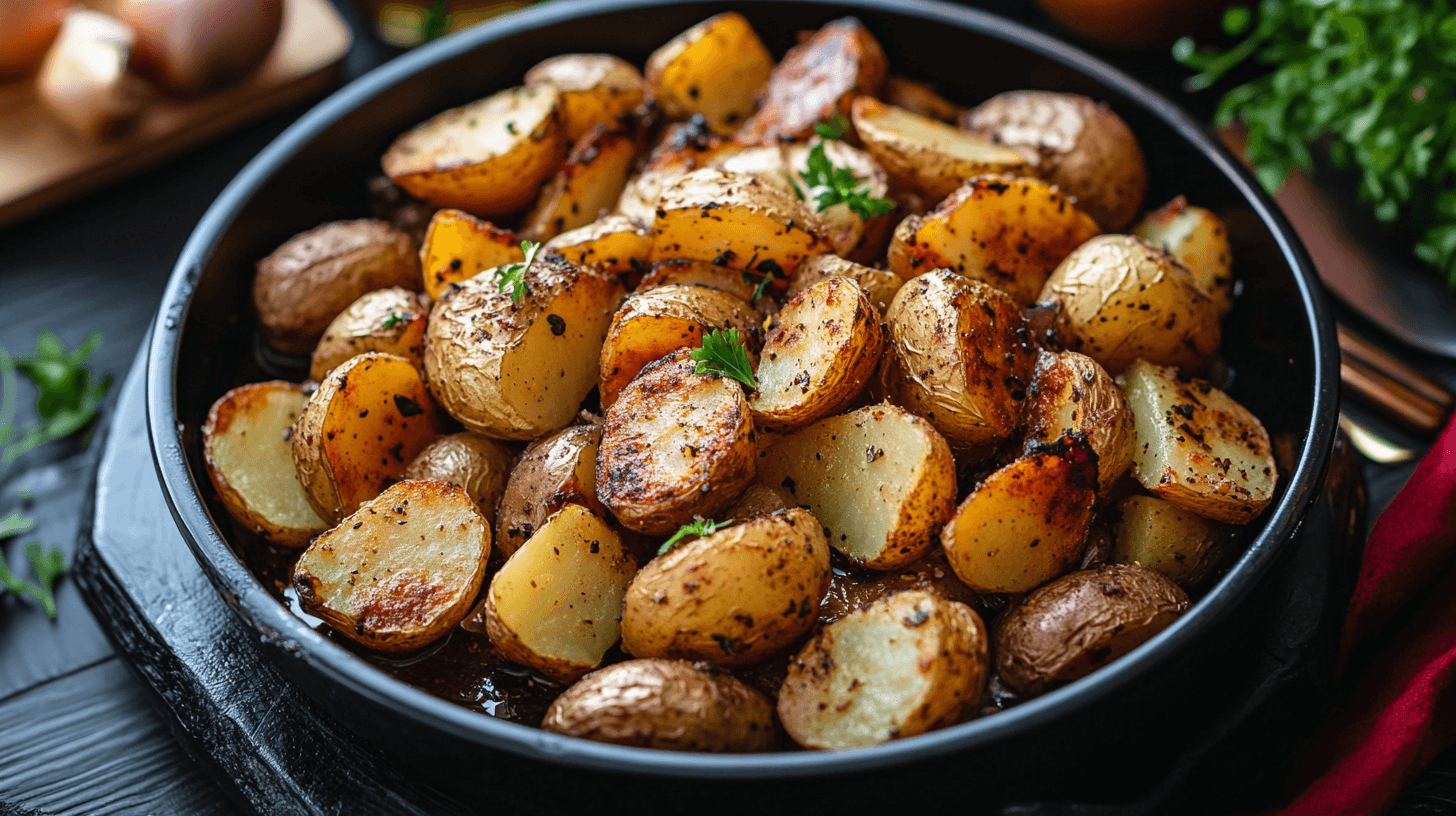 Oil-Free Poor Man's Potatoes Recipe - 100% Easy Budget Meal