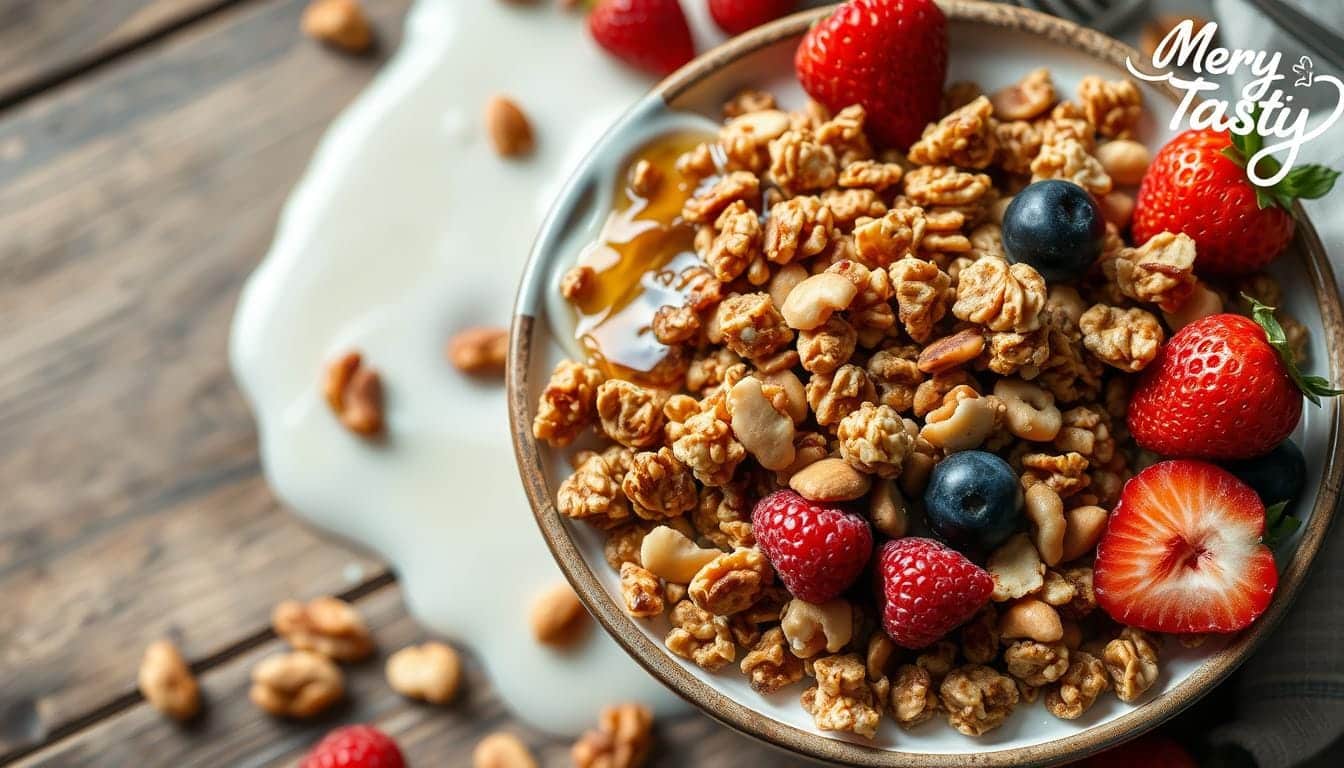 Homemade Vanilla Nut Granola Recipe - Easy & Delicious in 3 Simple Steps!