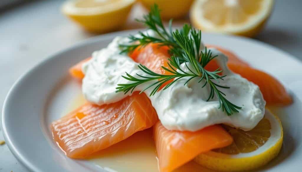 Why do people eat salmon with cream cheese